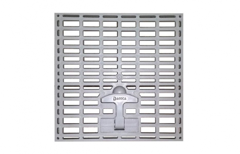 REŠETKA PVC SIVA PVC 400X400 - gradja.hr